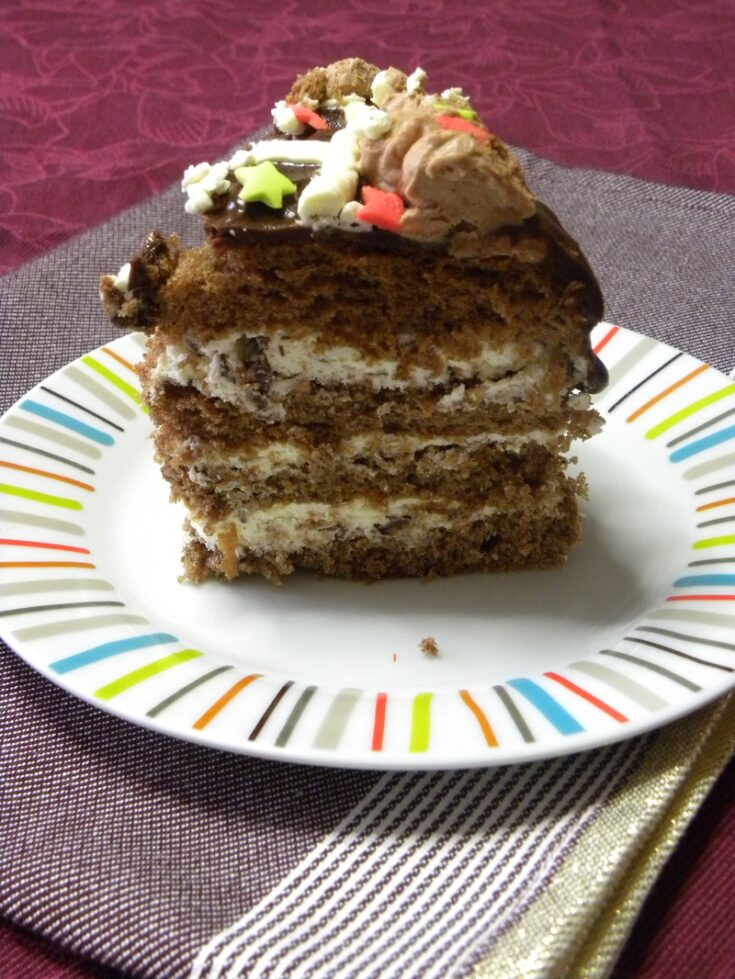 Stracciatella and Mocha Mars Chocolate Cake - Kopiaste..to Greek ...