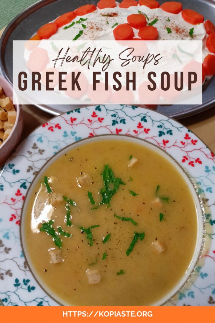 Greek Velouté Fish Soup - Kopiaste..to Greek Hospitality