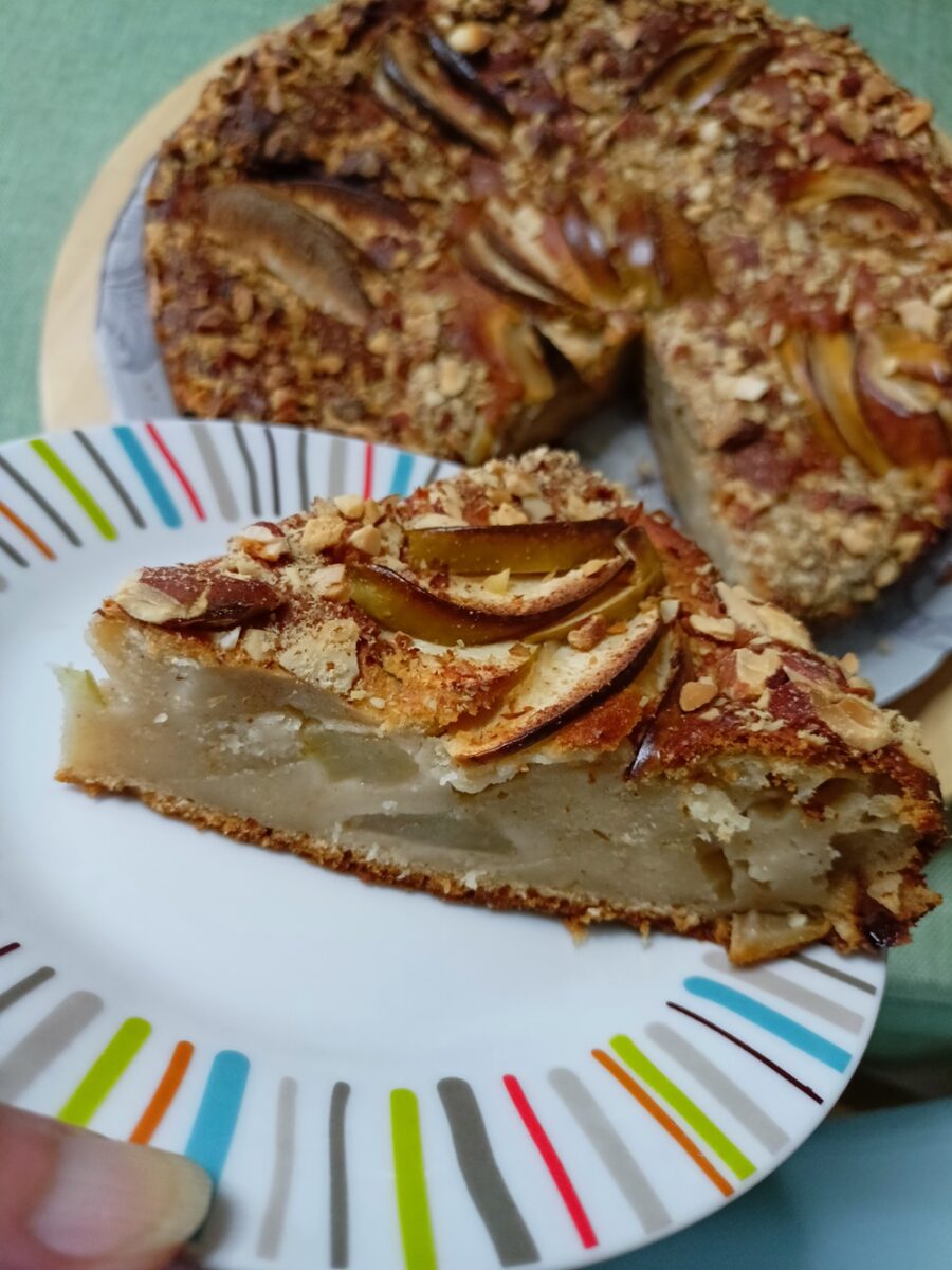 Greek Almond Apple Cake Milopita with Greek Yoghurt - Kopiaste..to ...